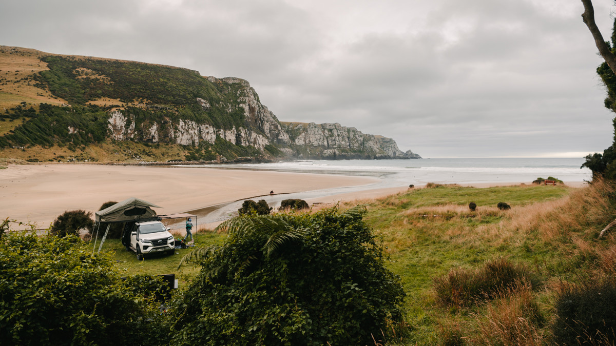 Purakaunui Bay Campsite - Overland Navigator by Overland NZ