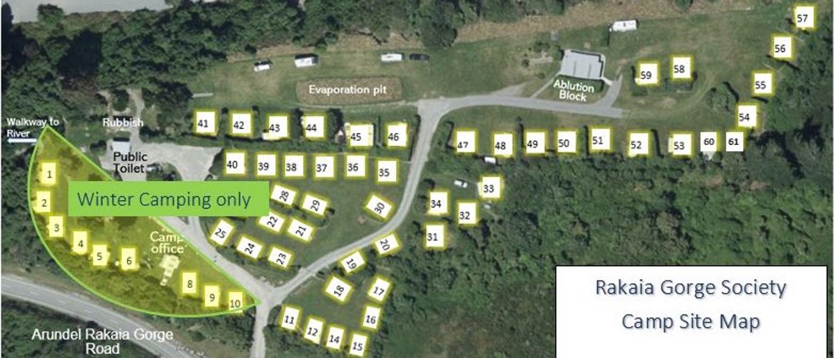 Rakaia Gorge Campground - Overland Navigator by Overland NZ